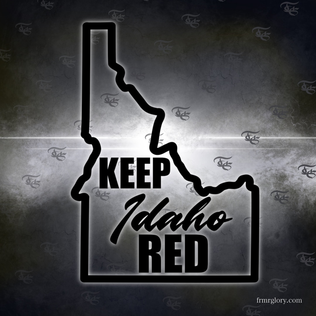 Idaho State Map Outline Permanent Vinyl Sticker/decal for Your Vehicle ...