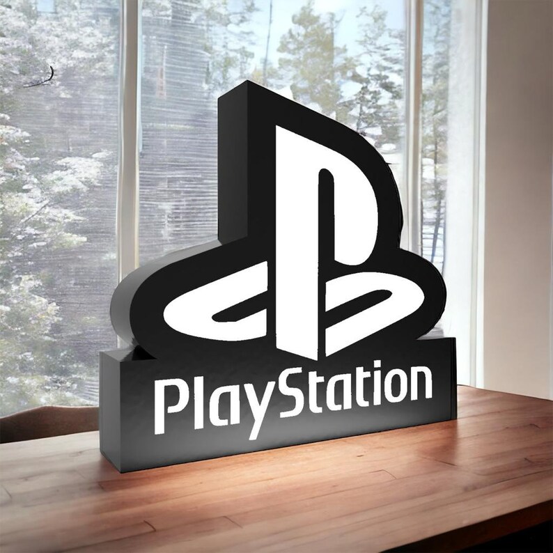 Playstation Logo Mann Höhle Lichter Playstation Zeichen für - Etsy.de