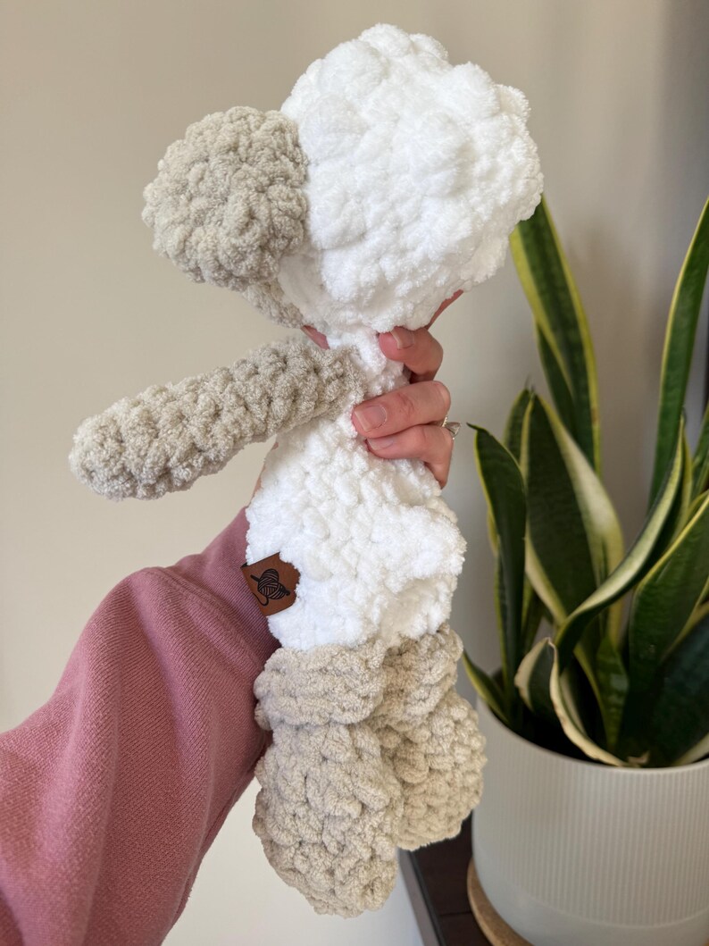 Lamb Lovey - Crochet Sheep Snuggler Stuffy - Etsy
