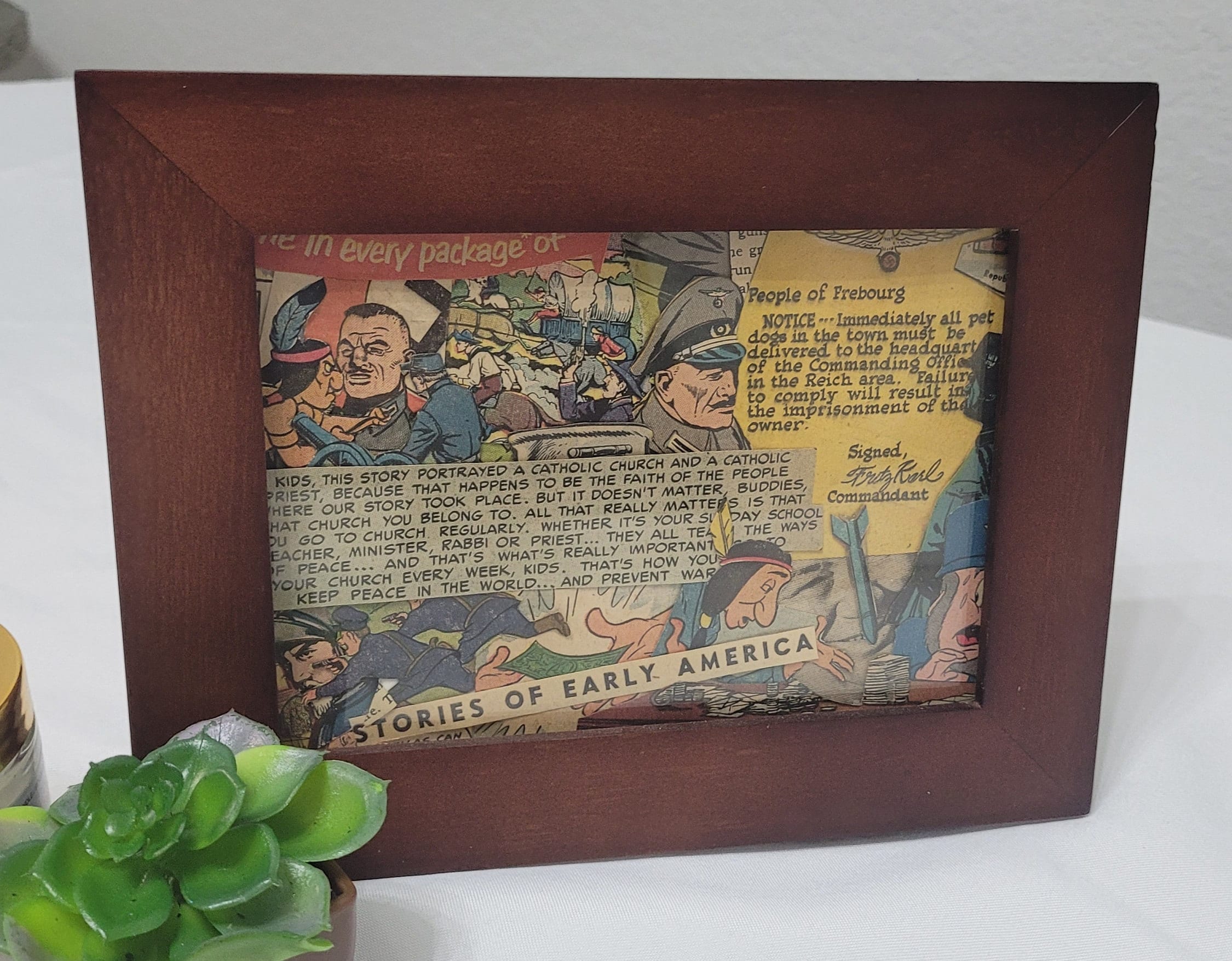 1950's Comic Book 3D Clip Art Piece With Frame - Etsy