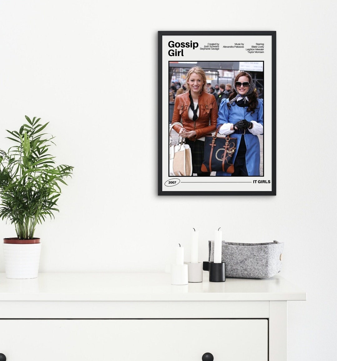 Gossip Girl Poster, Trendy Wall Art, PRINTABLE Art, DIGITAL DOWNLOAD ...