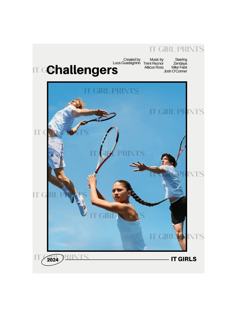 Challengers Movie Poster, Zendaya Wall Art (digital Download) - Etsy