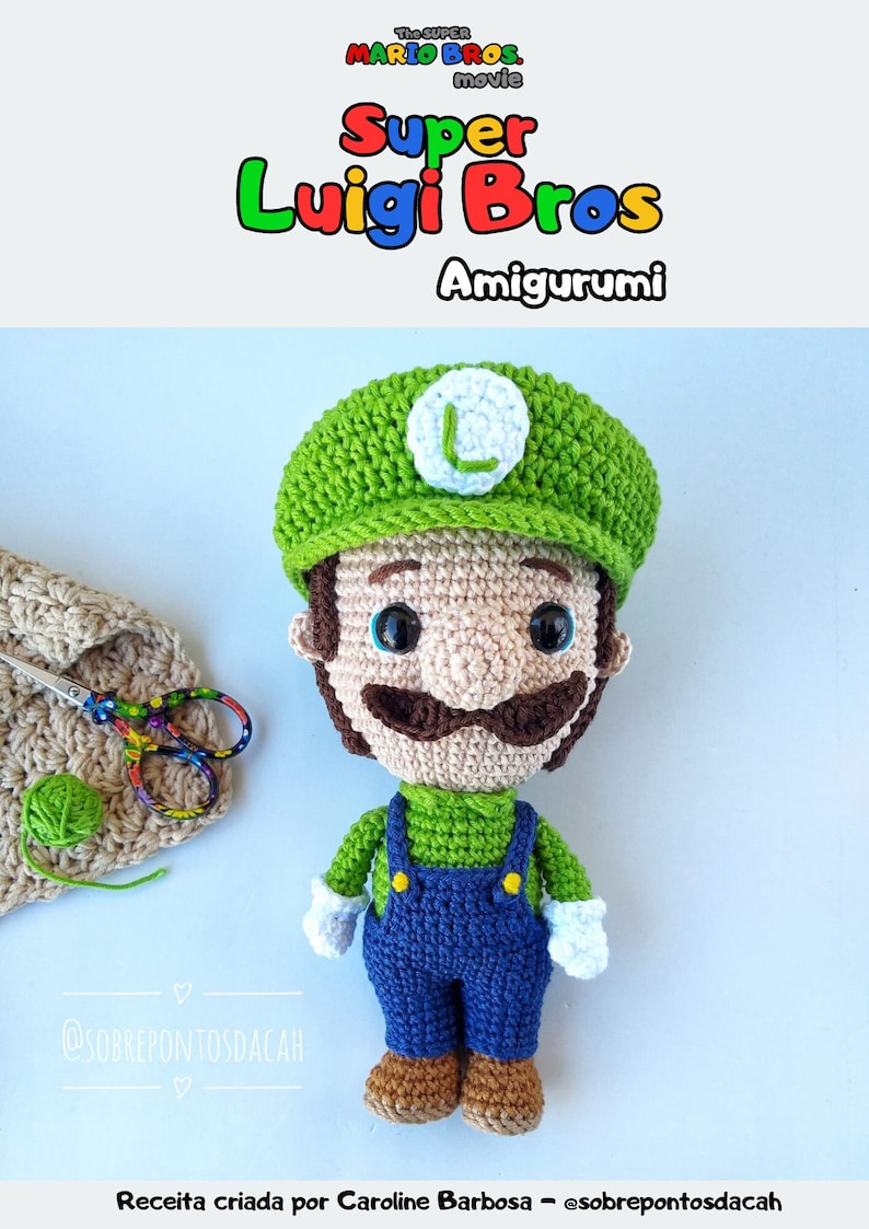 PDF Pattern Luigi Bros - Etsy