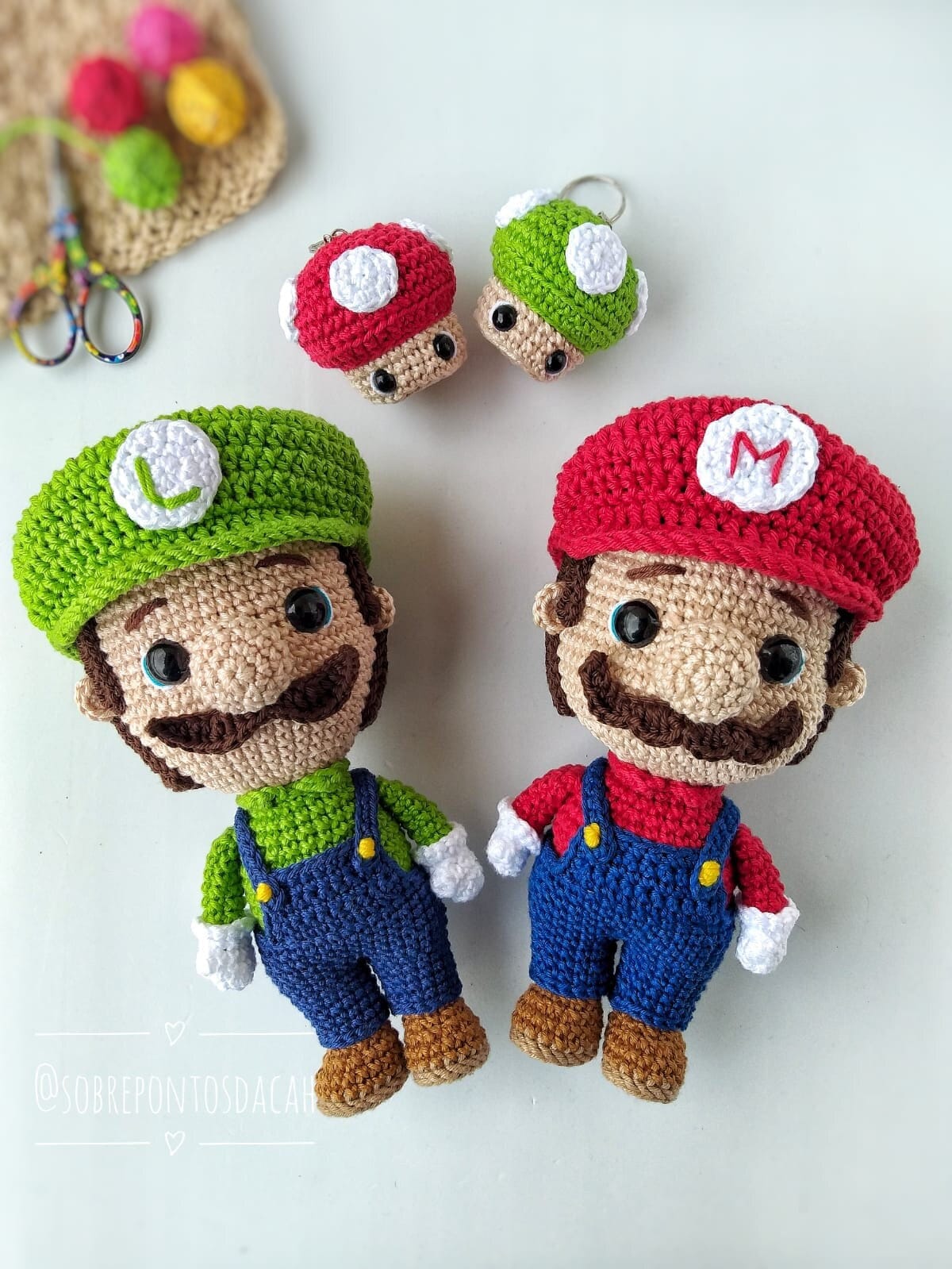 Super Mario and Luigi Amigurumi/crochet - Etsy