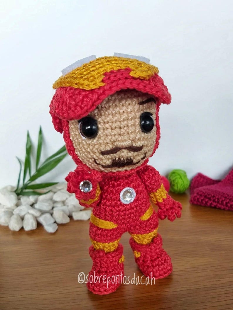 PDF Iron Man Amigurumi/crochet Pattern - Etsy