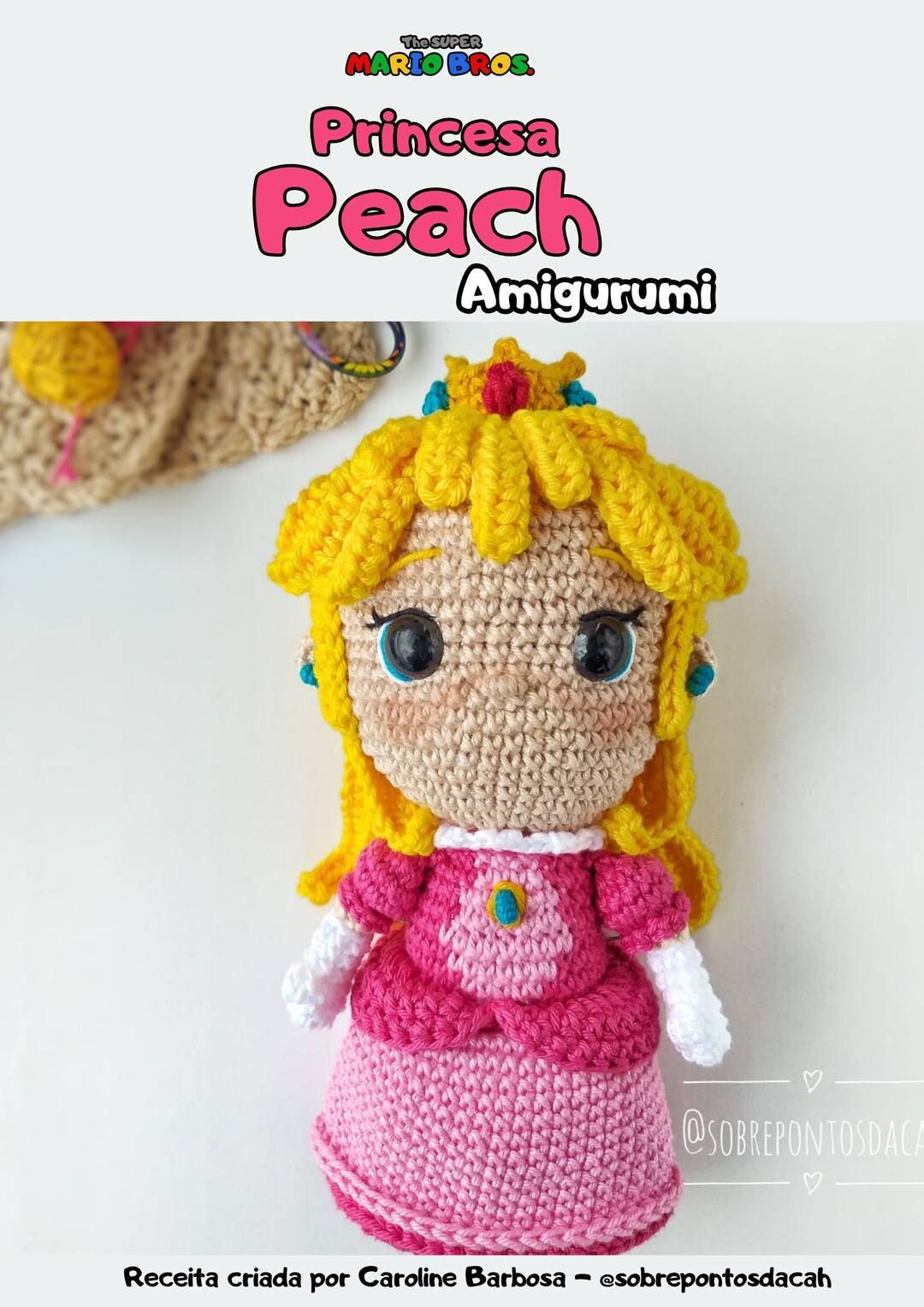 Princess Peach Pattern PDF - Etsy