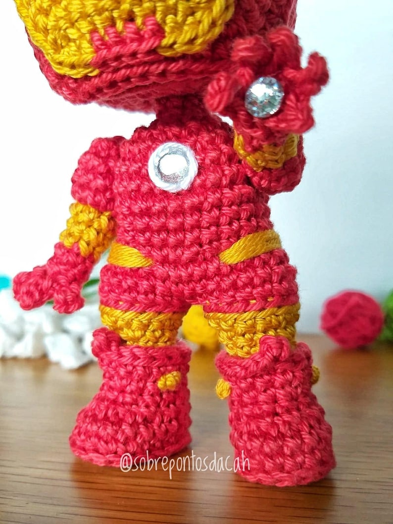 PDF Iron Man Amigurumi/crochet Pattern - Etsy