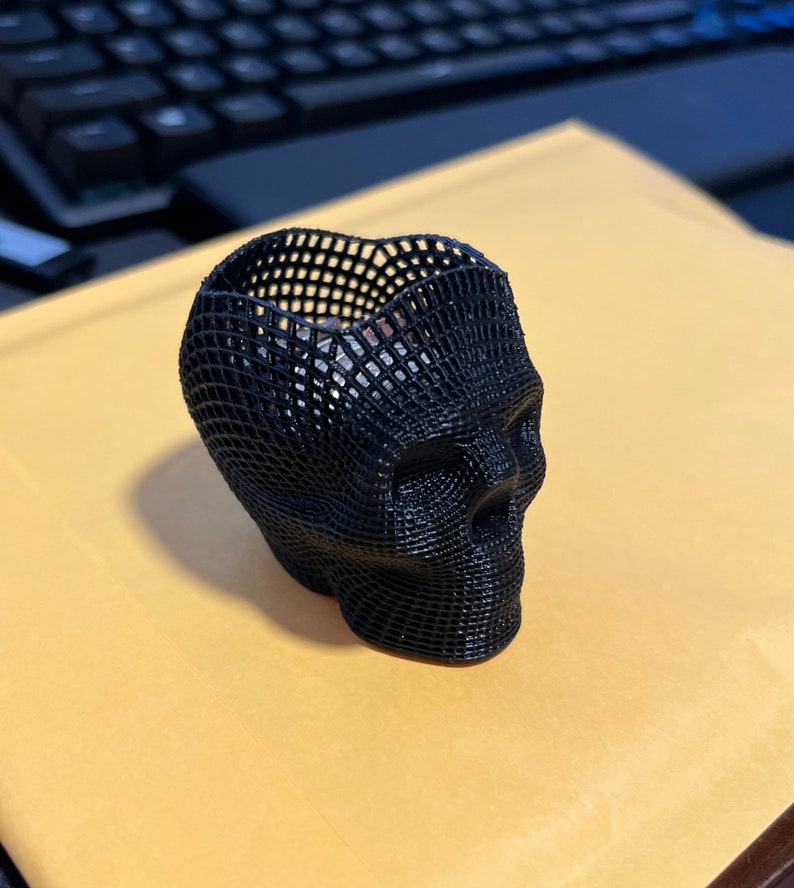 Creepy Cool Skull Desk Organizer Multiple Sizes & Colors - Etsy