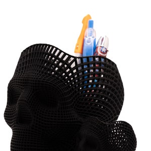 Creepy Cool Skull Desk Organizer Multiple Sizes & Colors - Etsy