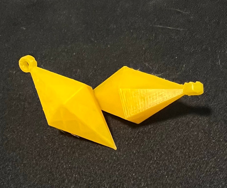 Sims Gem plumbob Earrings Silver Super Light Weight - Etsy