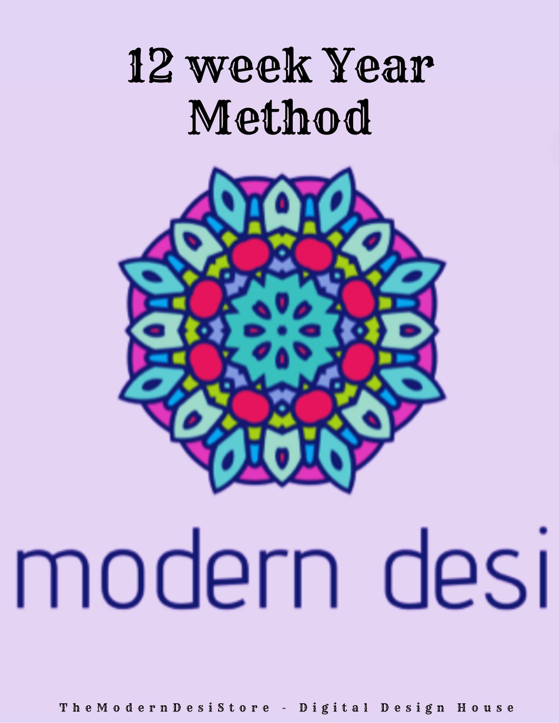 12 Week Year Guide + Workbook | Digital Planner, Notion Template ...