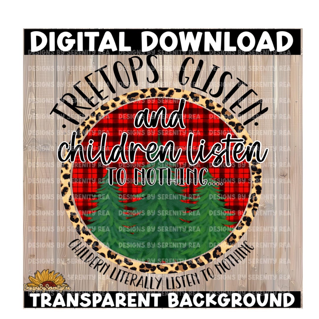 Baumwipfel glitzern Und Kinder hören Nichts | Weihnachten | Digitaler ...