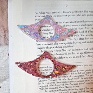 Valentine's Day Glitter Book Page Holder Collection | Bookish, Reader ...