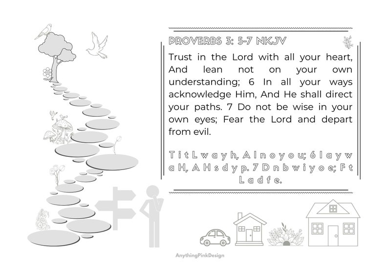 Children's Colouring Bible Verses With Speed Memorization - Etsy