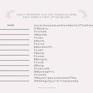 Memorize Scripture Verbatim Flashcards - Etsy