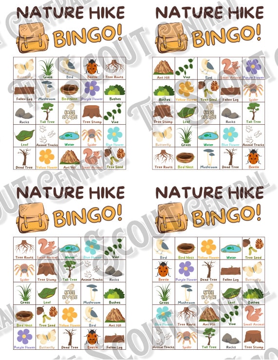 Nature Hike Games! 2 Printable Games - Etsy