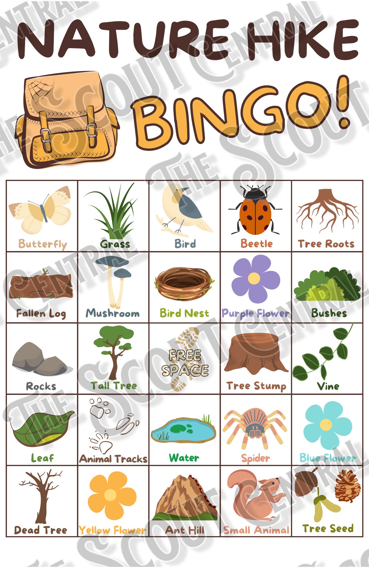 Nature Hike Games! 2 Printable Games - Etsy