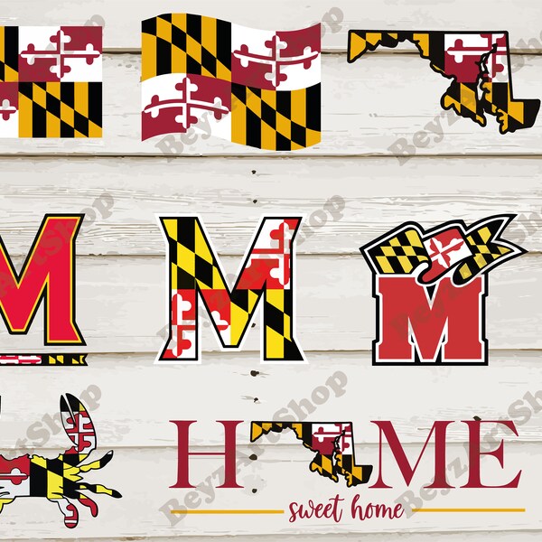 Maryland Flag - Etsy