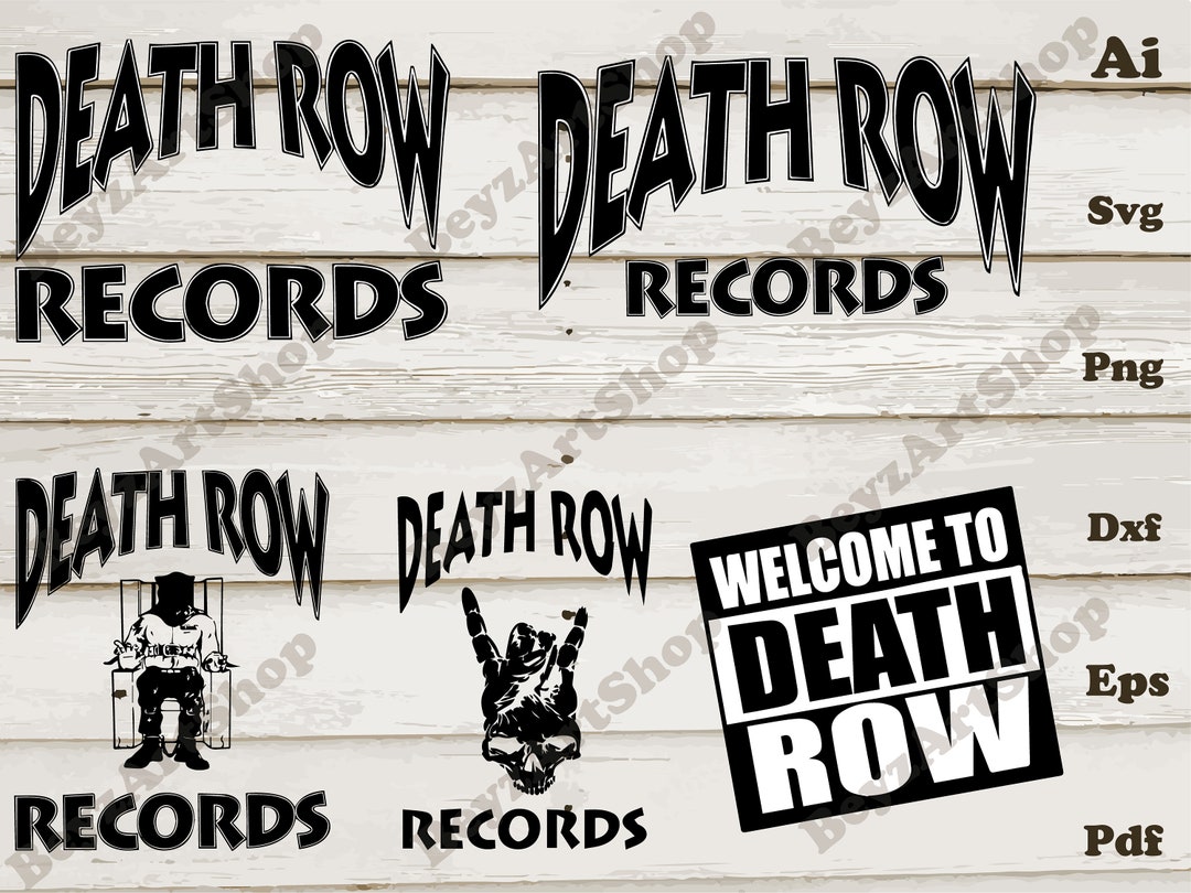 Death Row Svg Death Row Records Svg Gangsta Rap Svg 2pac - Etsy.de