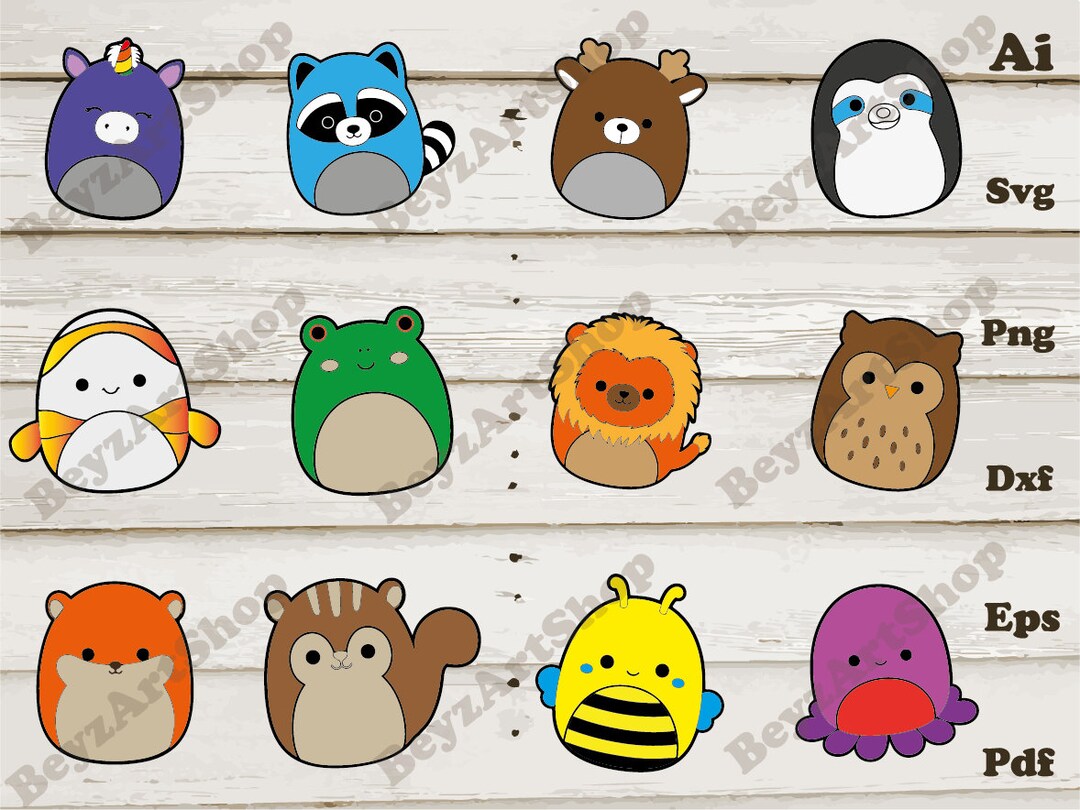 Squishmallow Svg Bundle Squishmallow Svg Squishmallow - Etsy Ireland