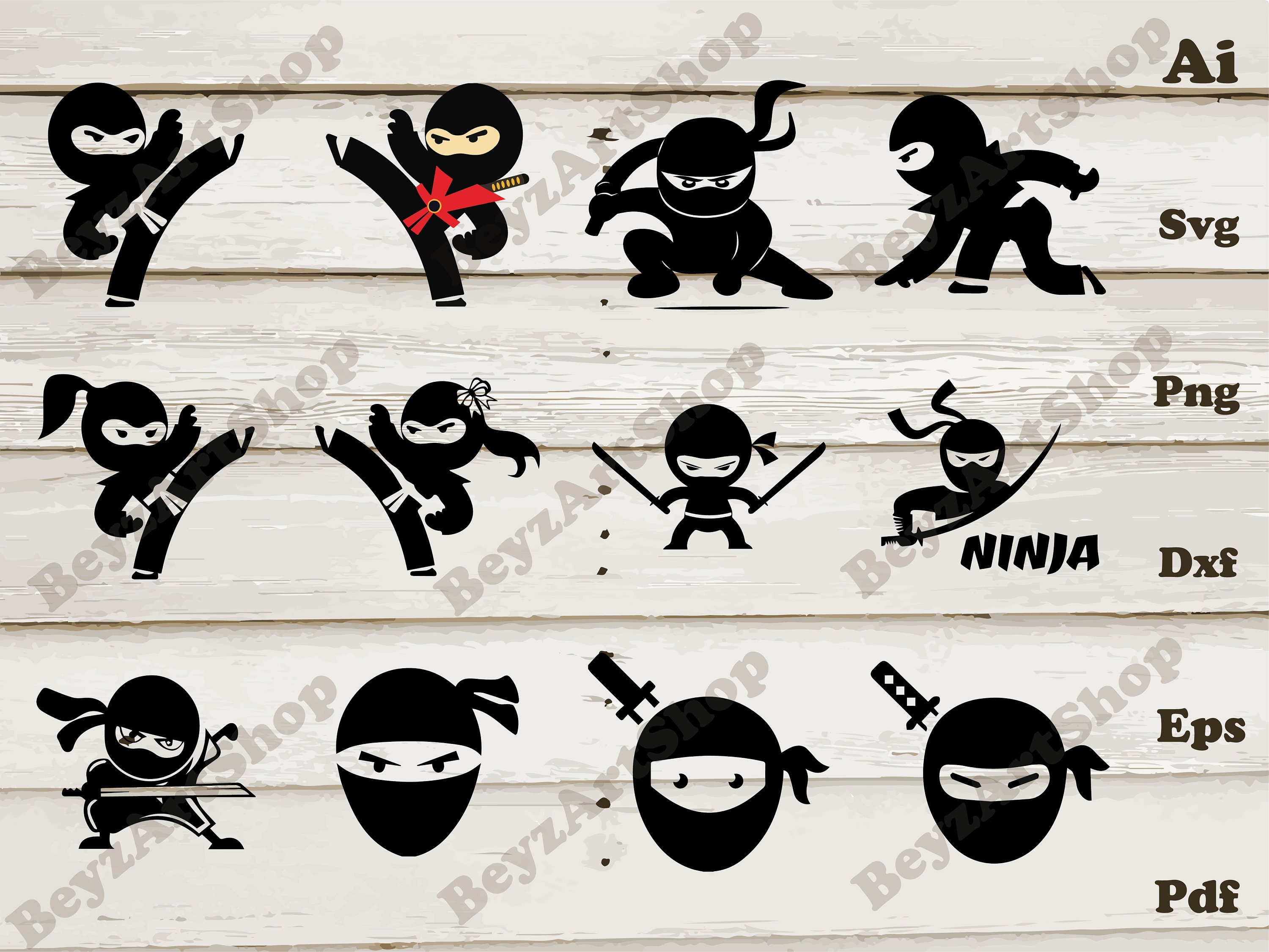 Ninja Svg, Ninja Png, Ninja Clipart, Ninja Design, Ninja Cut File ...