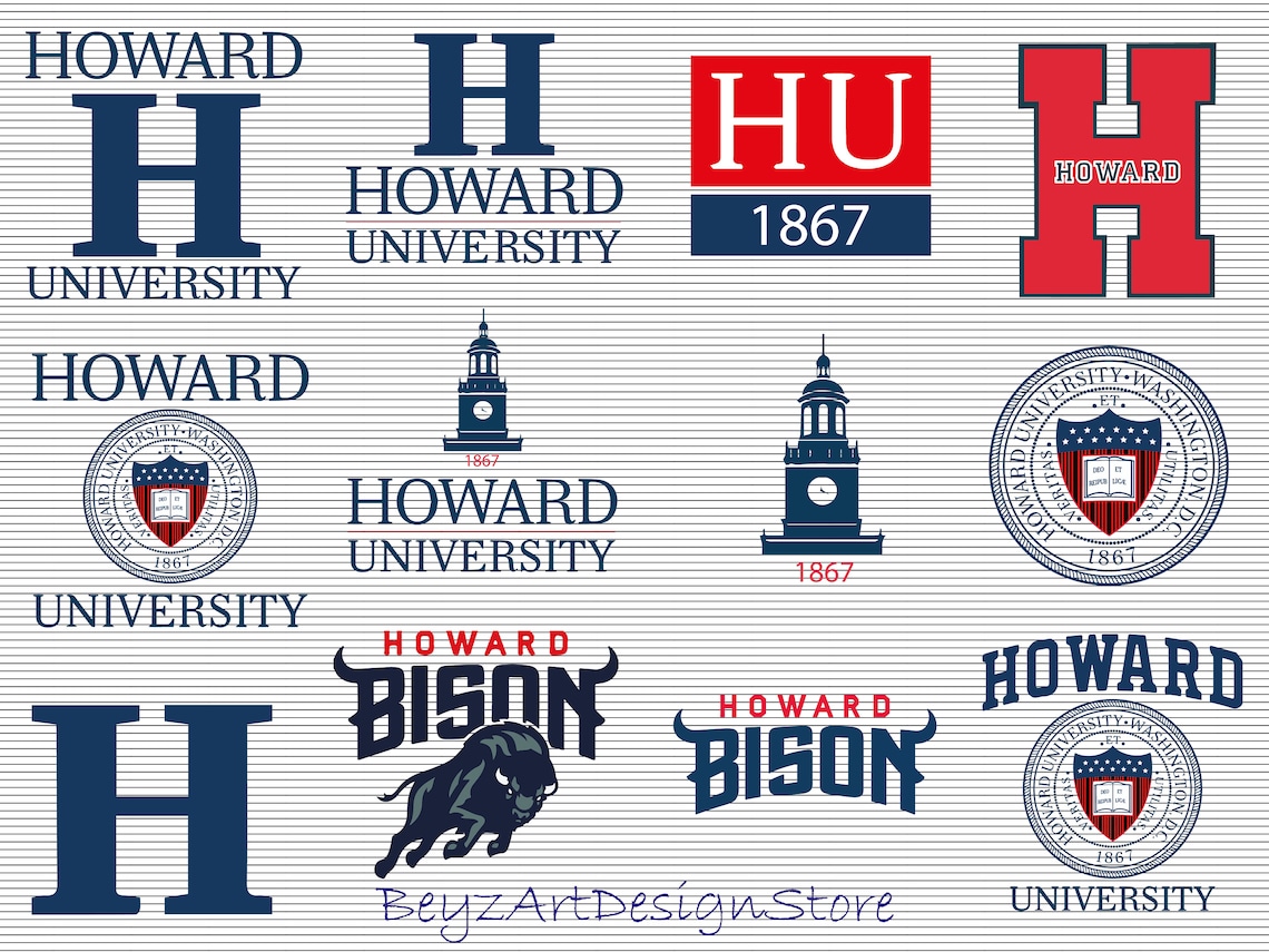 Howard University Svg Howard Svg Howard Bison Svg H Svg HU - Etsy