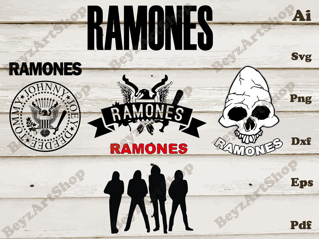 Ramones Svg Bundle Band Svg Rock Svg Rock Band Svg 70s - Etsy.de