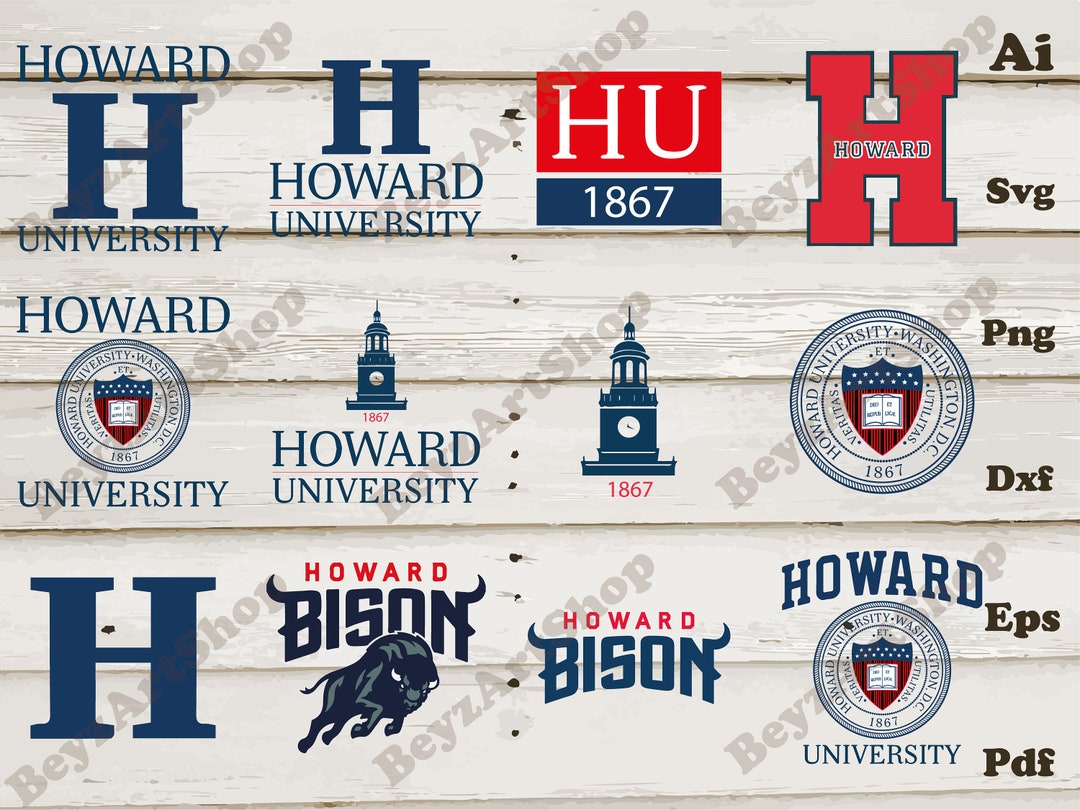 Howard University Svg, Howard Svg, Howard Bison Svg, H Svg, HU 1867 Svg ...