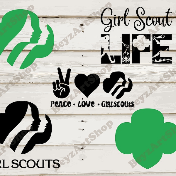 Girl Scout Svg - Etsy