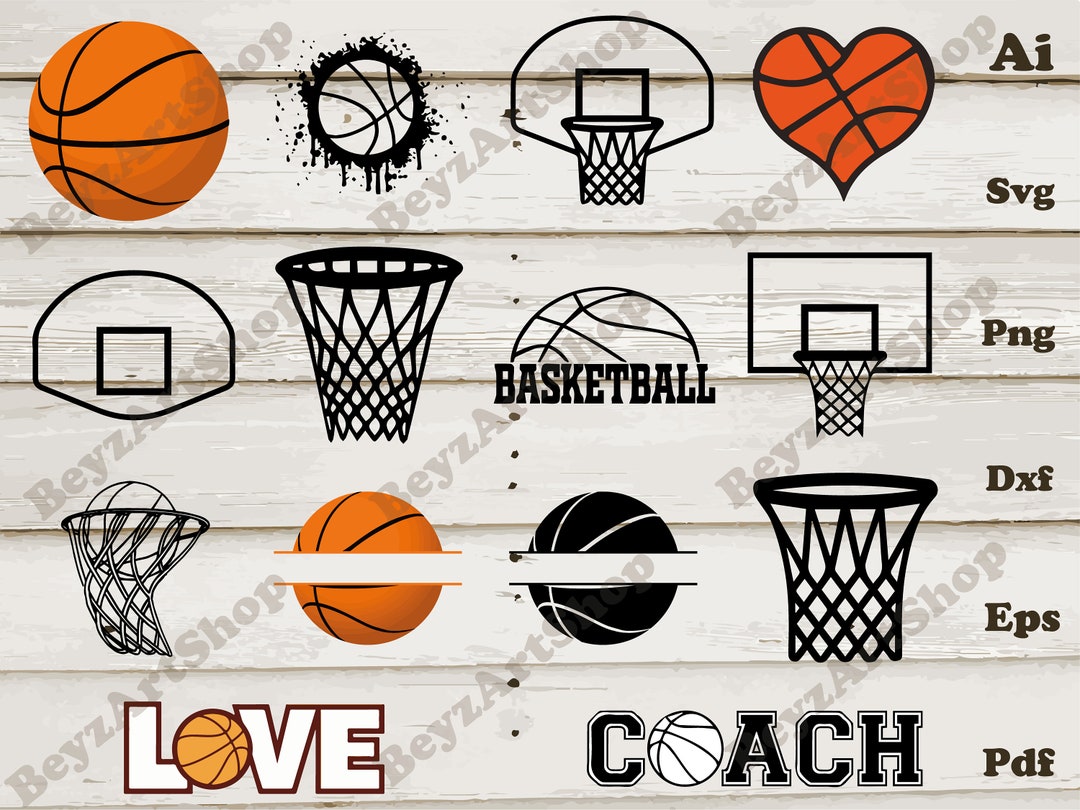 Basketball Svg Bundle, Basketball Svg, Basketball Hoop Svg, Hoop Svg ...