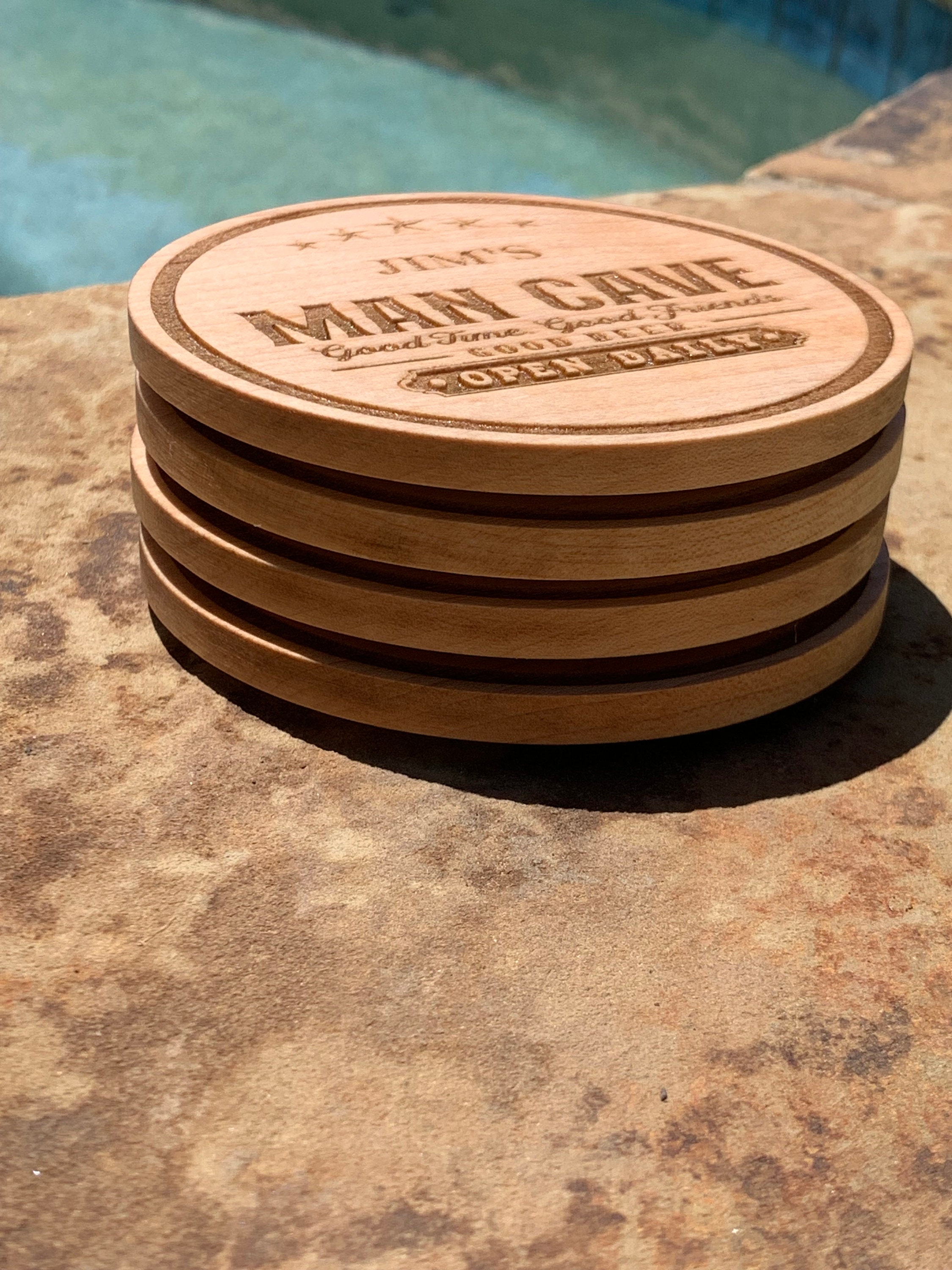 Personalized Bar Coasters - Etsy