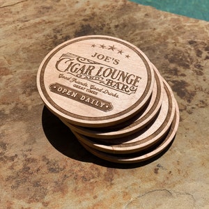 Personalized Bar Coasters - Etsy