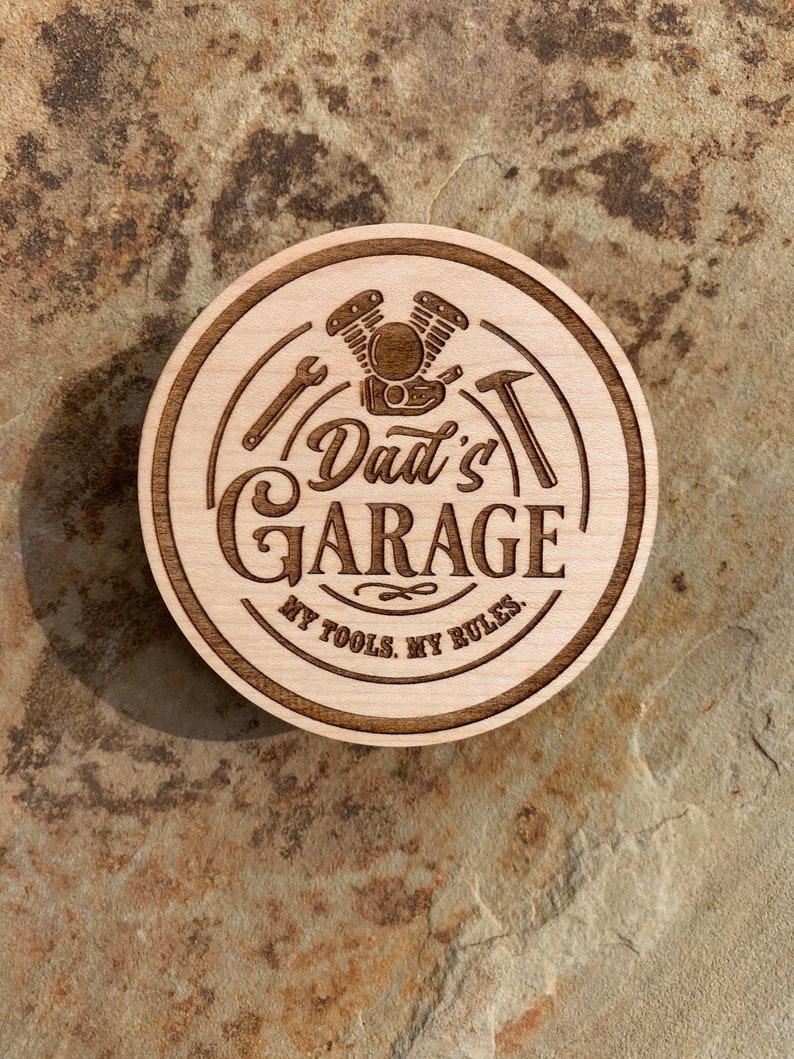 Dad Round Coasters - Etsy