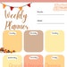 November Weekly Planner, Printable Planner, Digital Planner, Instant ...