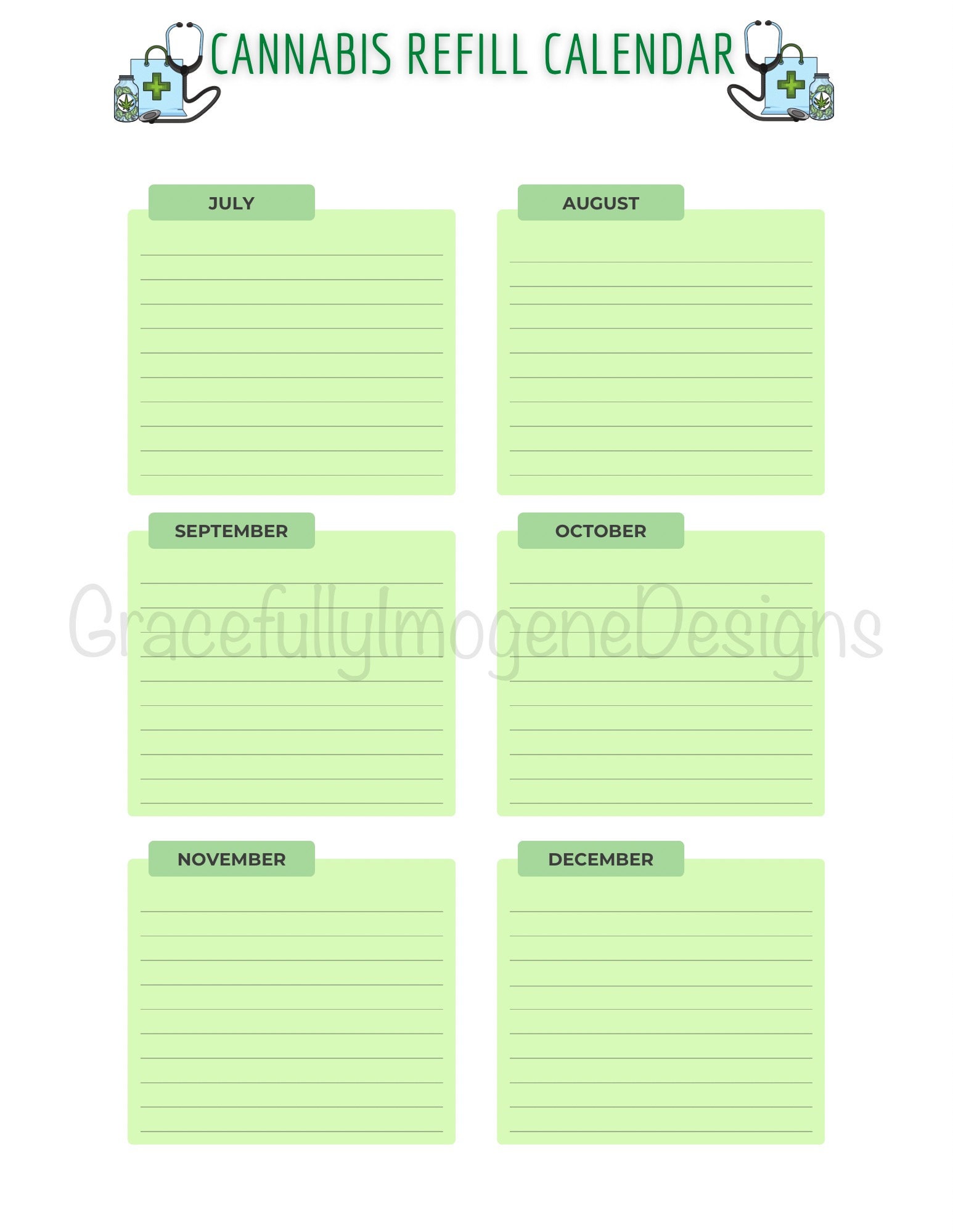 Cannabis Tracker. Medical Marijuana Planner, Cannabis Expense Tracker ...