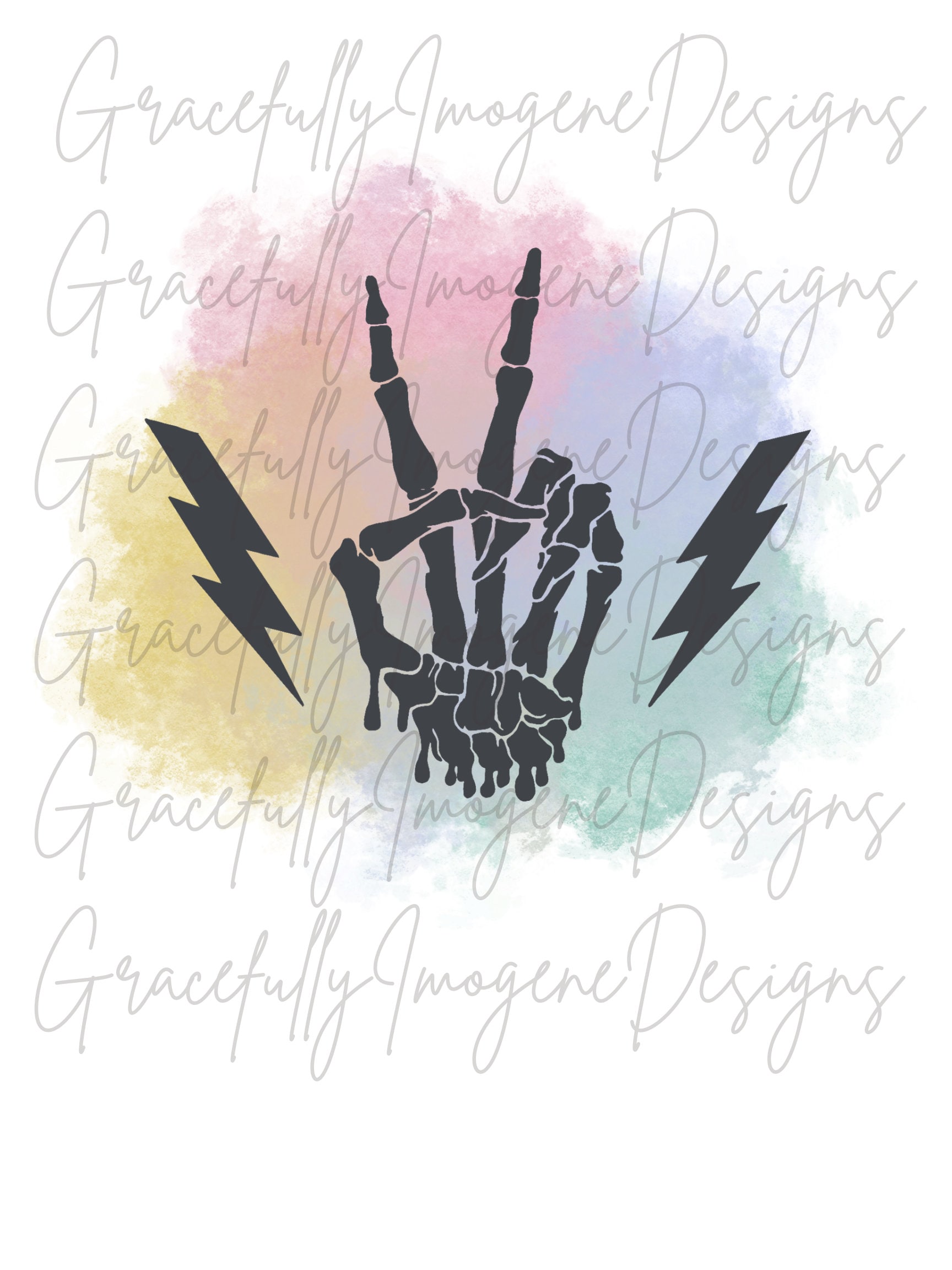 Good Luck, Take Care, GFY, Skeleton, Peace, Digital Download ...