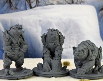 Wolf Large 28mm Resin Animal Miniatures Minis Pathfinder RPG Tabletop ...