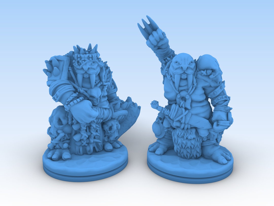 Walrus Folk 28mm Resin NPC / Monster Miniatures Minis - Etsy
