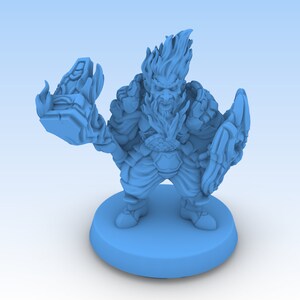 Azer / Fire Humanoid 28mm Resin Elemental Miniatures | Minis ...