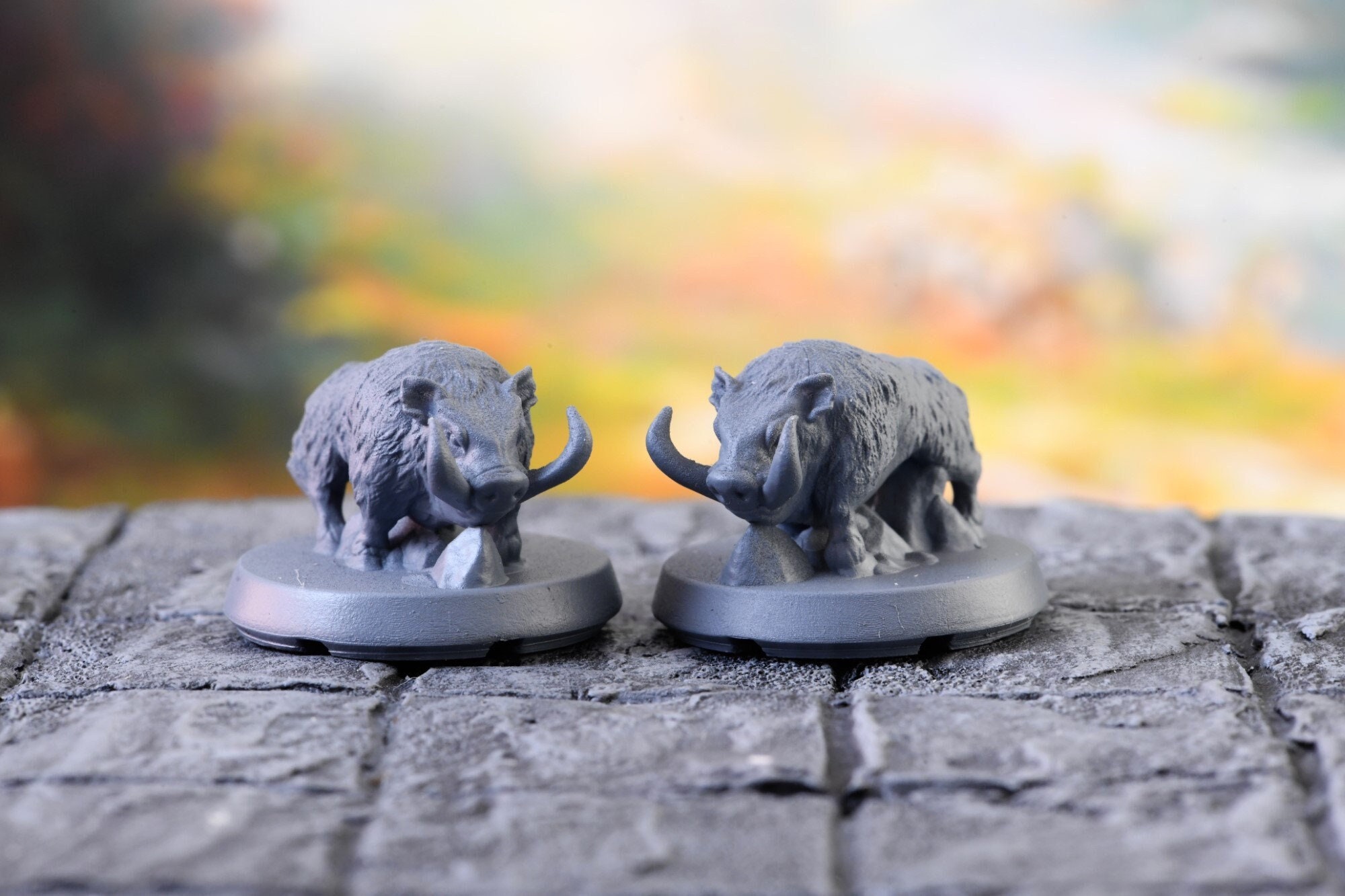 Boar 28mm Resin Beast Miniatures Minis Pathfinder RPG Tabletop Dnd ...