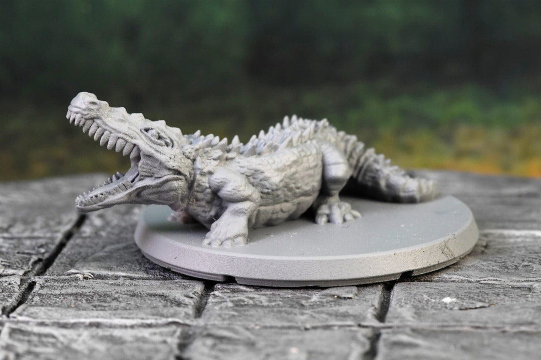 Crocodile / Alligator 28mm Resin Beast Miniatures | Minis | Pathfinder ...