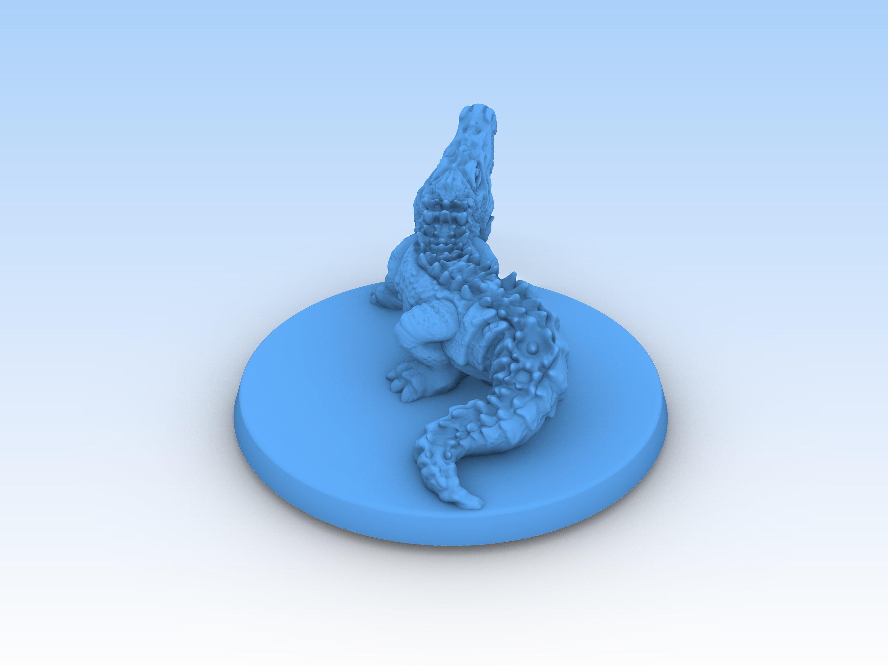 Crocodile / Alligator 28mm Resin Beast Miniatures Minis Pathfinder RPG ...