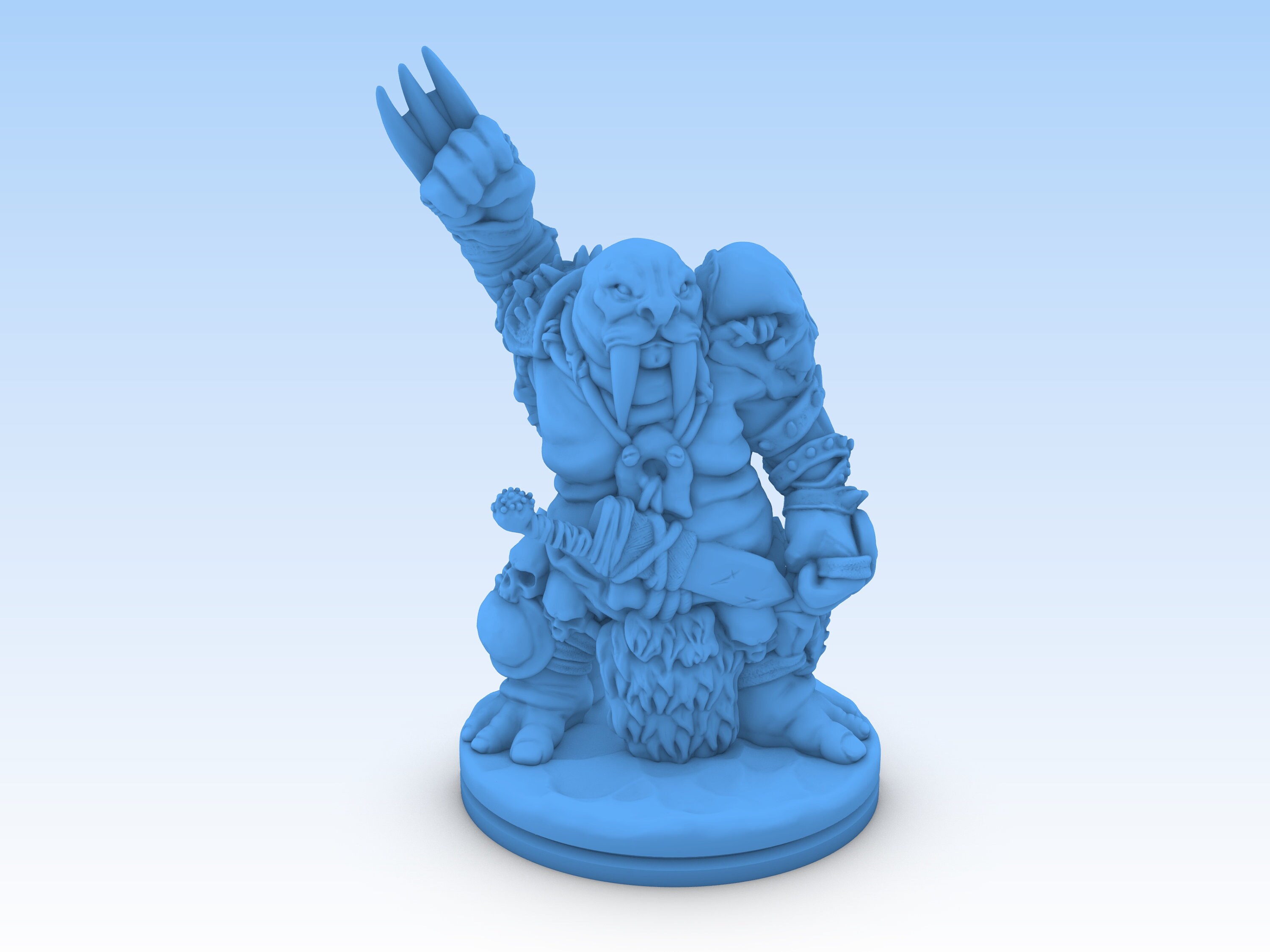 Walrus Folk 28mm Resin NPC / Monster Miniatures Minis Pathfinder RPG ...