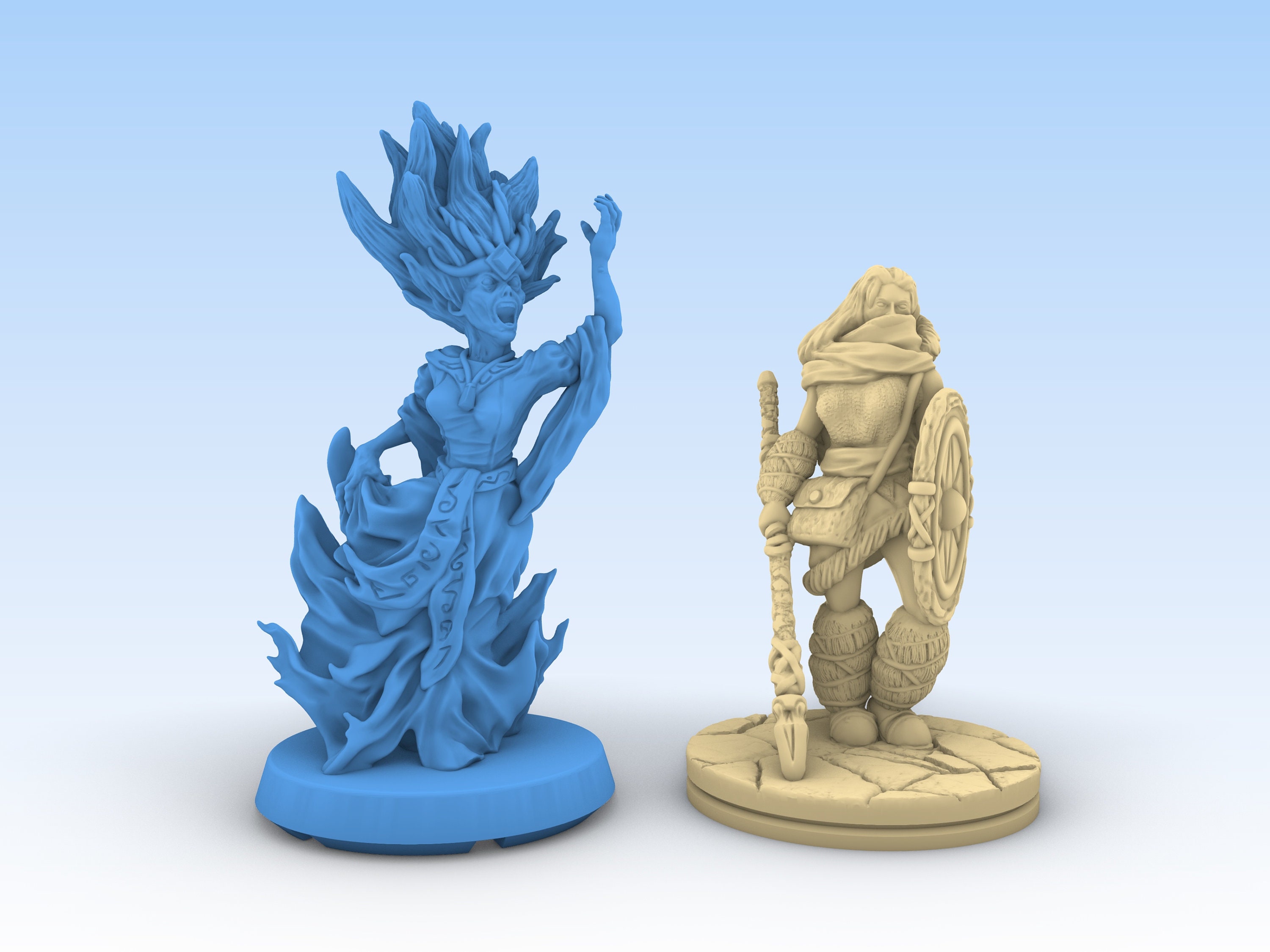 Banshee 28mm Resin Undead Miniatures Minis Pathfinder - Etsy