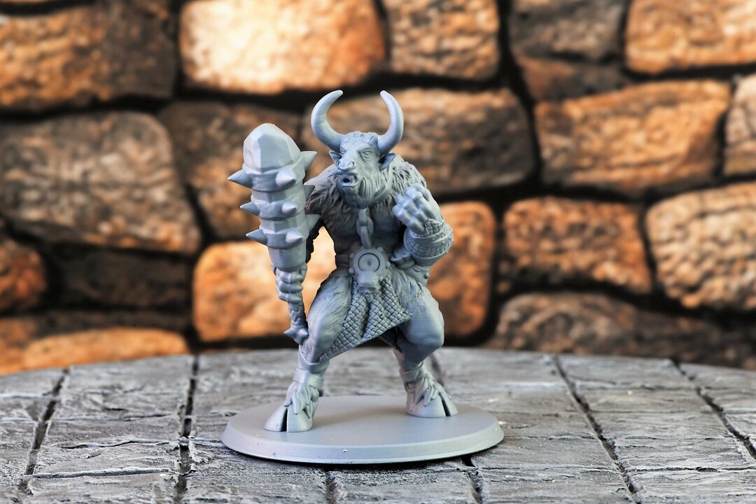 Minotaur 28mm Resin Monster Miniatures | Minis | Pathfinder | RPG | Tabletop | Dnd | Dungeons ...