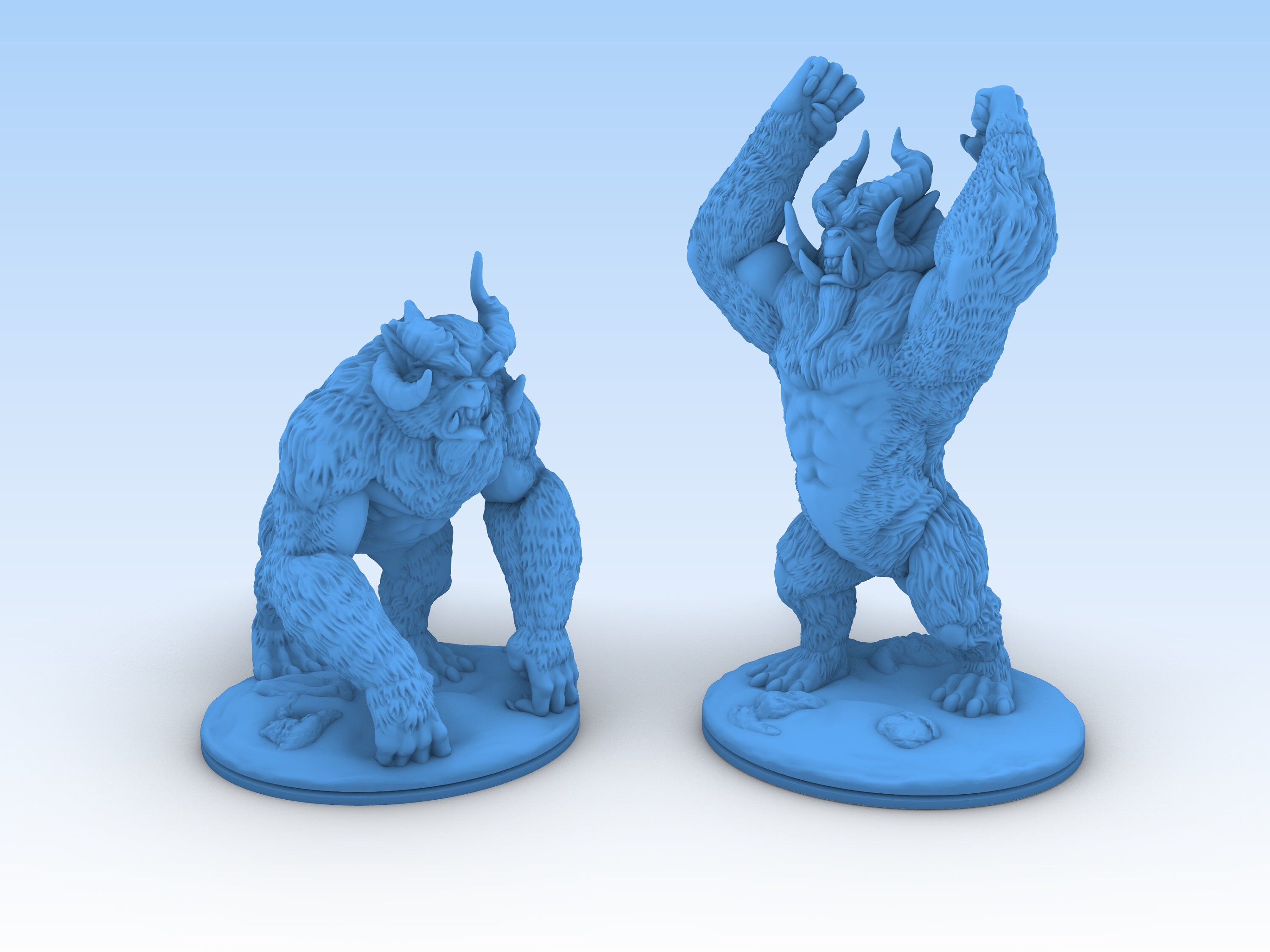 Yeti 28mm Resin Monster Miniatures Minis Pathfinder RPG Tabletop Dnd ...