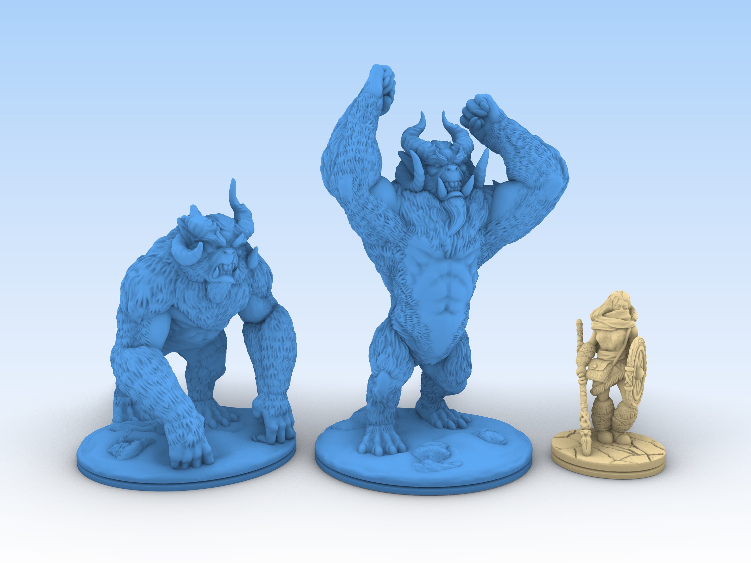 Yeti 28mm Resin Monster Miniatures Minis Pathfinder RPG Tabletop Dnd ...