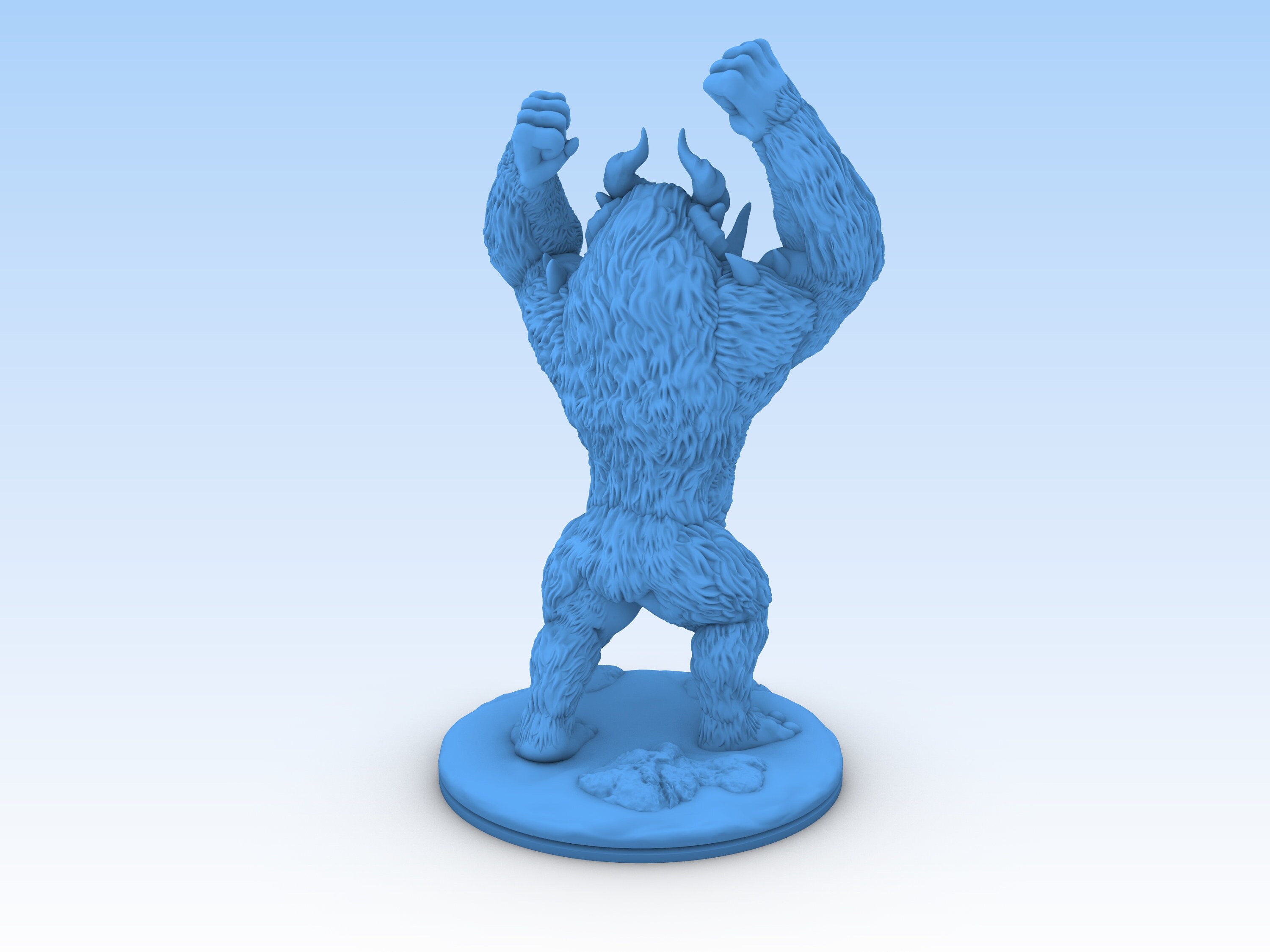 Yeti 28mm Resin Monster Miniatures Minis Pathfinder RPG Tabletop Dnd ...