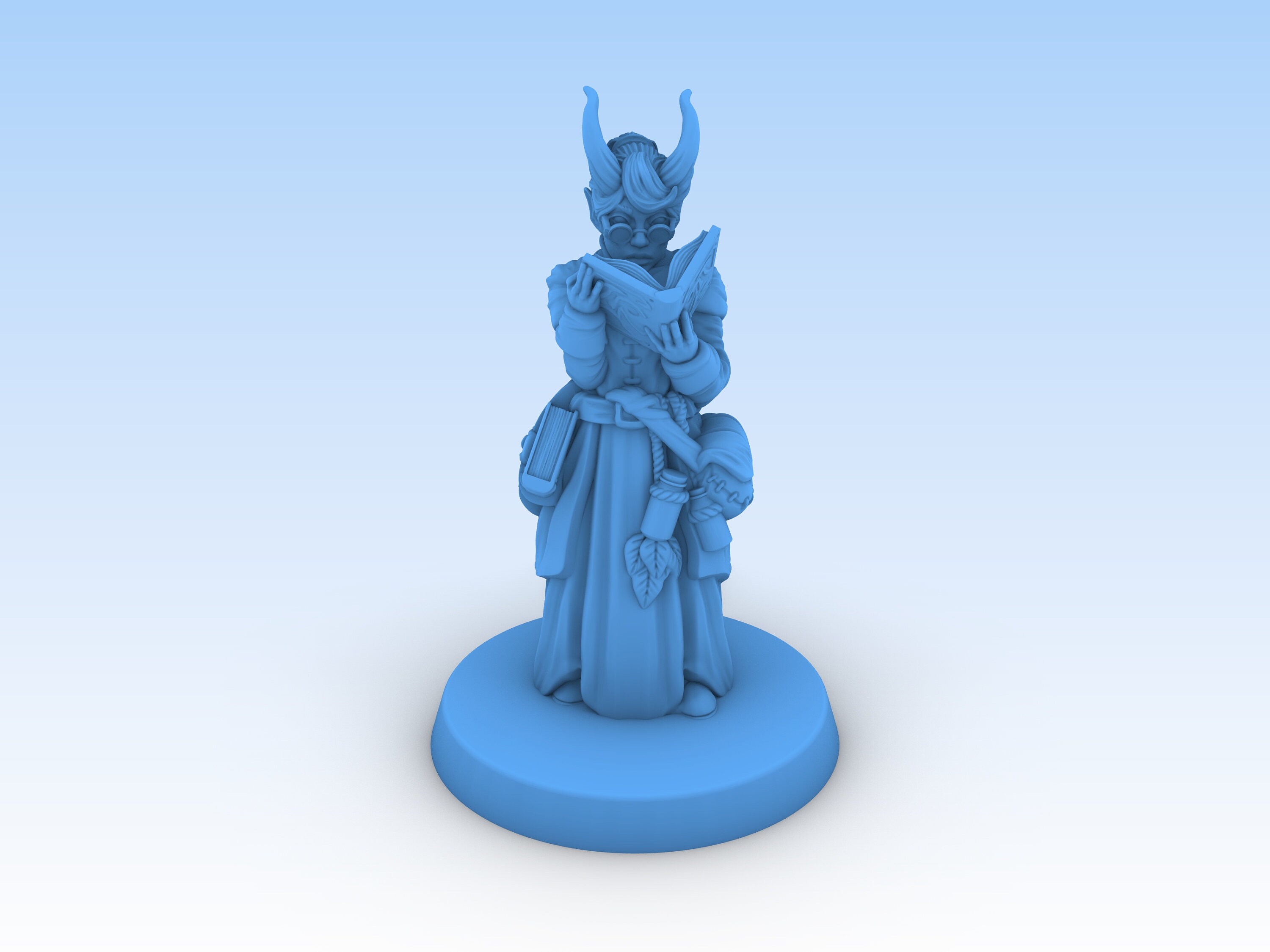 Demon Folk / Tiefling 28mm Resin Humanoid NPC Miniatures Minis ...