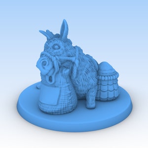 Donkey 28mm Resin Beast Miniatures | Minis | Pathfinder | RPG ...